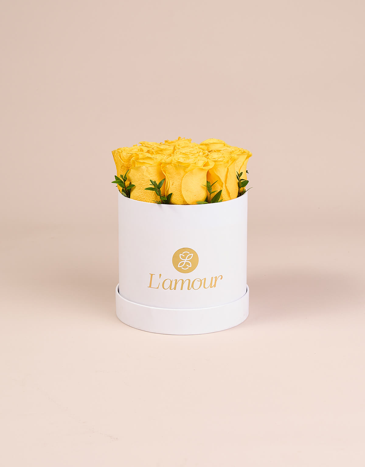 Box de Rosas Amarillas: Brillante – L'amour.pe